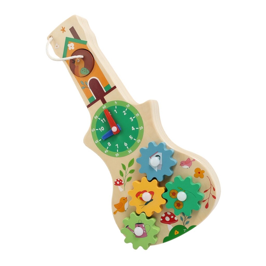 Многофункциональные деревянные развивающие доски с музыкальными играми и интерактивными обучающими занятиями для малышей.