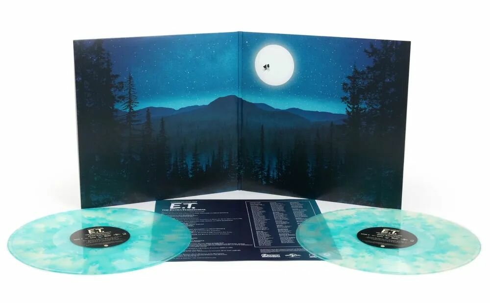 Инопланетянин OST (Full Moon 40th Anniversary USA Limited Soundtrack) Цвет: "Полной Луны", Виниловая Пластинка, Саундтрек-Фильм E.T. The Extra-Terrestrial, Стивен Спилберг