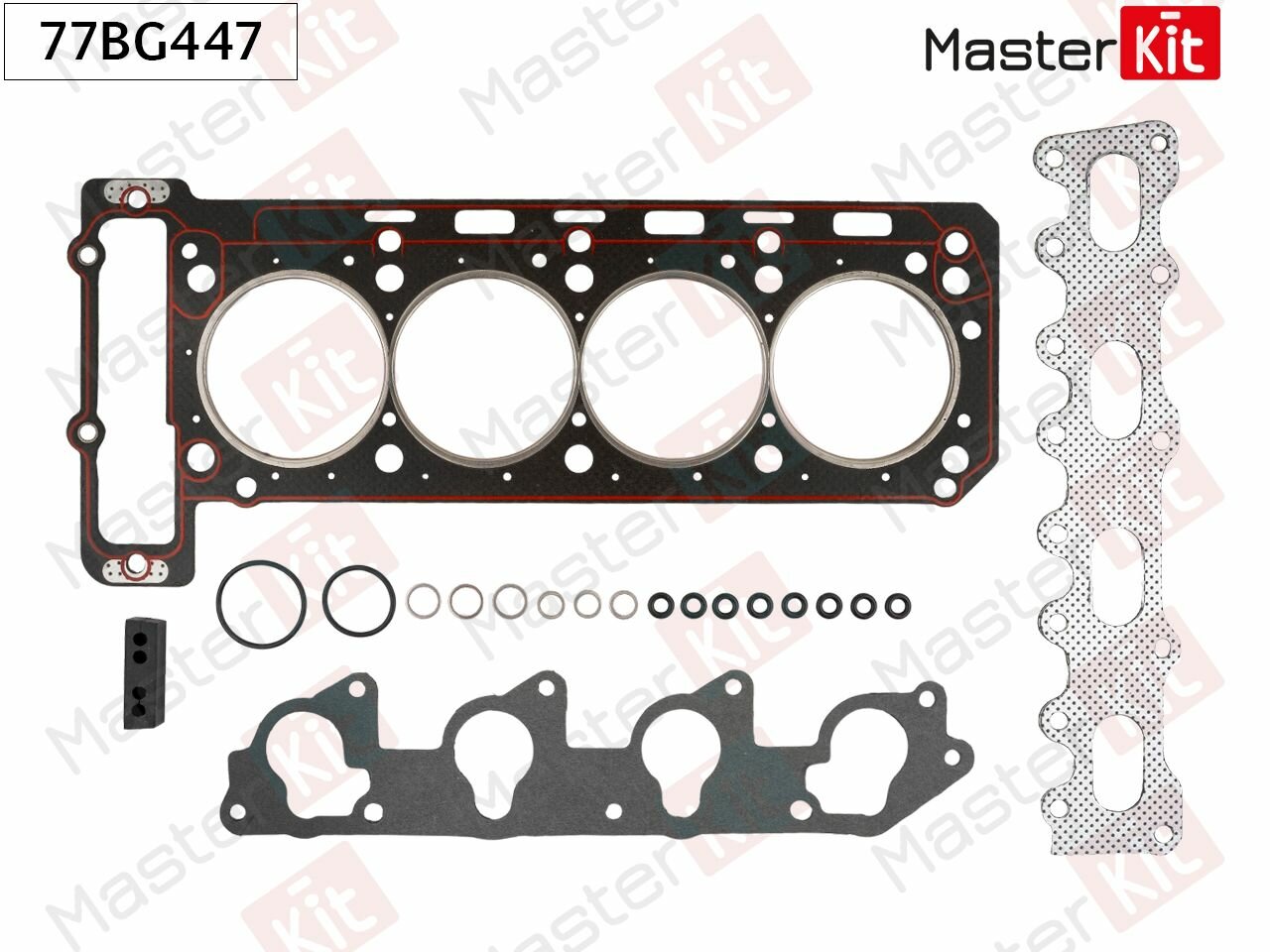 Комплект прокладок ГБЦ MB E-CLASS W124 M 111.940 MasterKit 77BG447