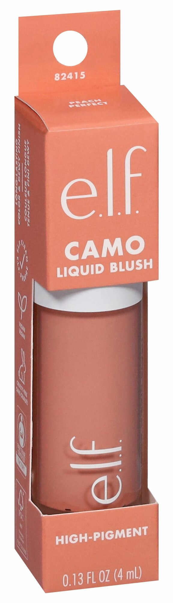 E. l. f. Жидкие румяна для лица Camo liquid Blush оттенок Peach Perfect, 4 мл.