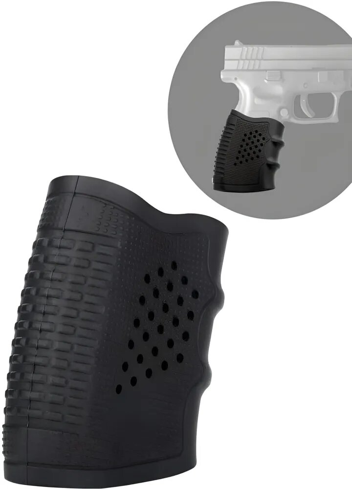 Тактическая накладка на рукоятку Glock G19 G17 G18 M4 из мягкой резины с антискользящим покрытием для надежного хвата