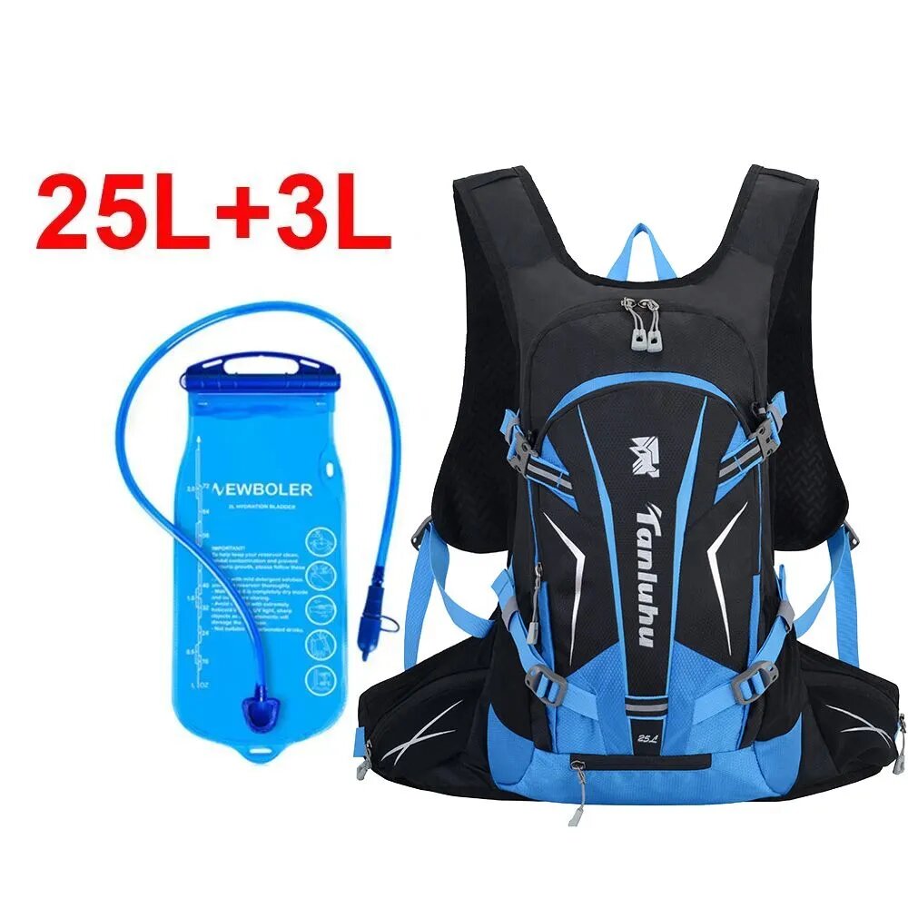 Рюкзак с гидратором, велорюкзак с питьевой системой, рюкзак для бега спортивный 25л, гидропак для эндуро 3 литра