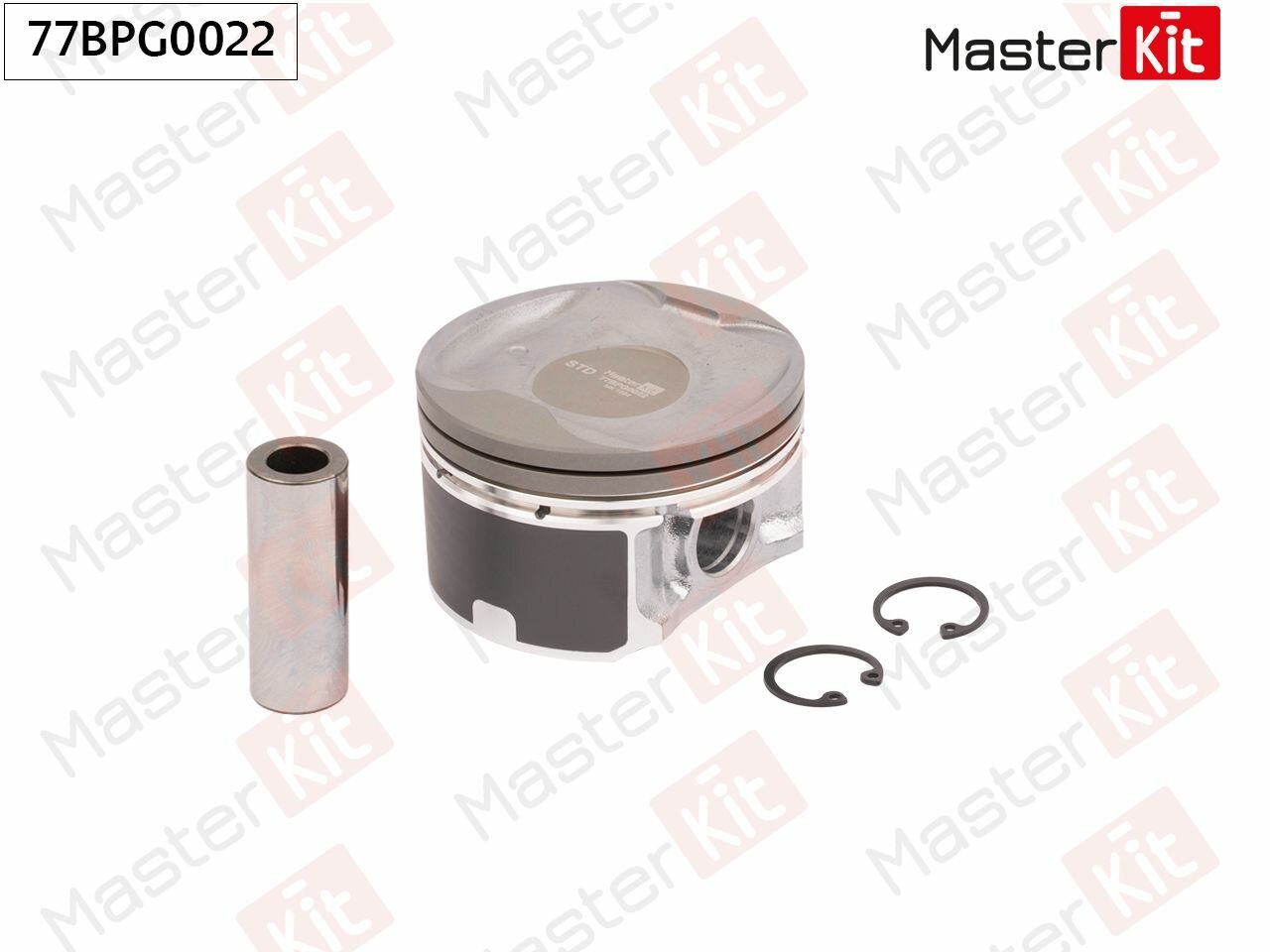 Поршень с пальцем без колец 1шт STD NISSAN MR20DE MasterKit 77BPG0022