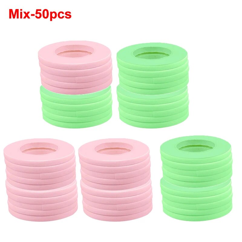 Лента для наращивания ресниц HMQ beauty, дышащая, 50 шт. Mix-50pcs