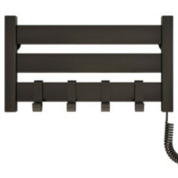 Космический алюминиевый умный электрический подогреваемый полотенцесушитель с постоянной температурой, вращающаяся стойка для хранения из нержавеющей стали без сверления