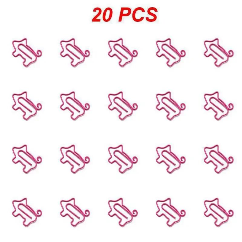 20-50 шт. скрепка для бумаг Kawaii Свинья в форме животного канцелярские товары скрепка для бумаг закладка подарок канцелярские принадлежности для книг аксессуары подарки учителю