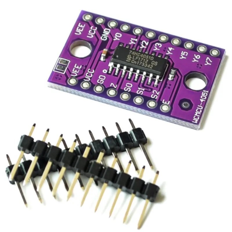 4051 74HC4051 8-канальный многоканальный 8-канальный модуль аналогового мультиплексора