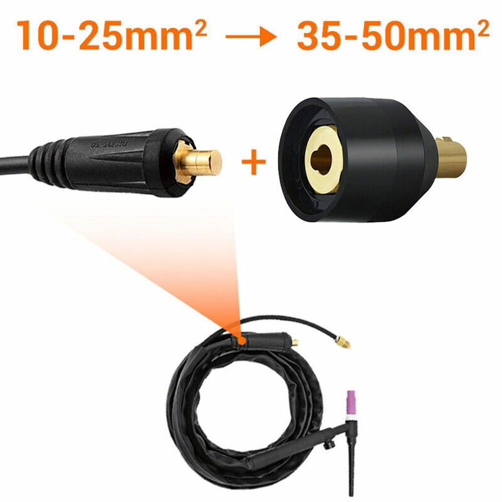 OZ-CTRE Адаптер для подключения горелки TIG WP-17V 10-25 (9 мм) к WP-26V 35-50 (13 м)