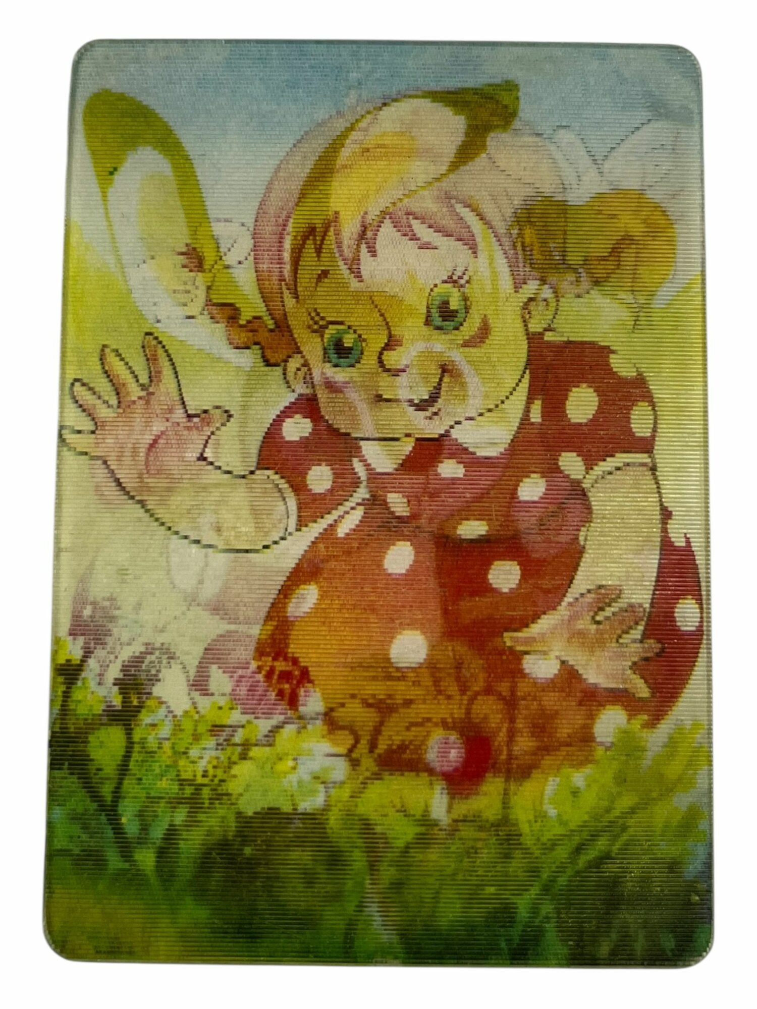 Советский винтажный переливающийся календарь, советская мультипликация, сделано в СССР