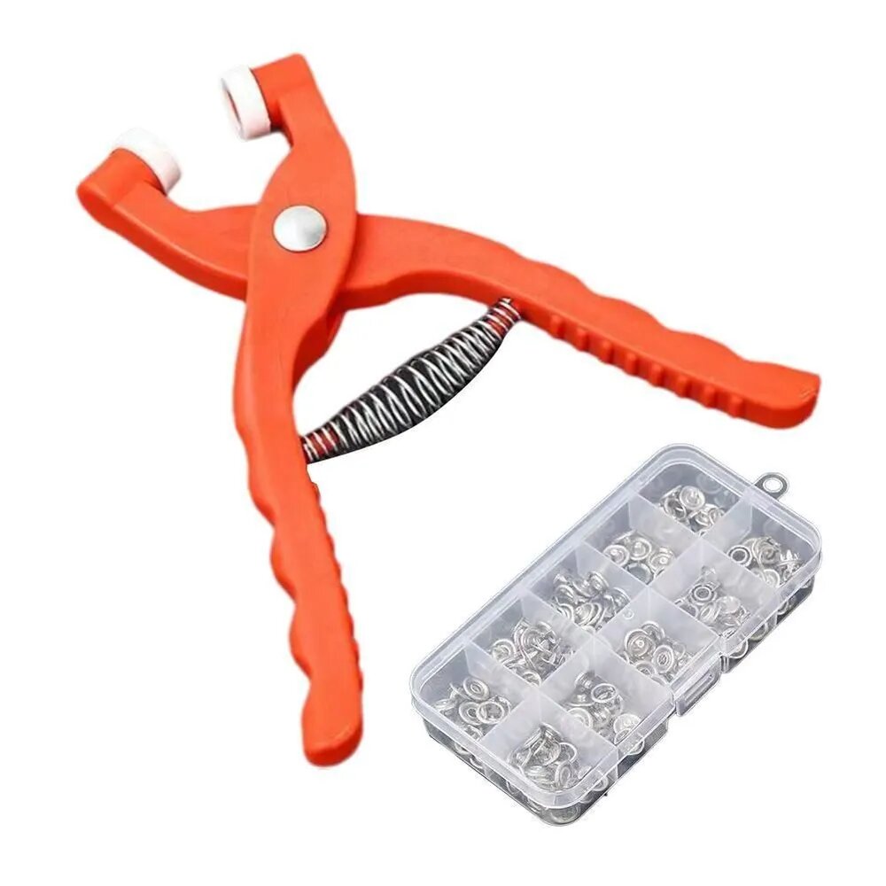 Набор для установки предметов / Пробойники для кожи / Дырокол для установки кнопок, люверсов, хольнитенов, заклепок, инструменты для работы с кожей