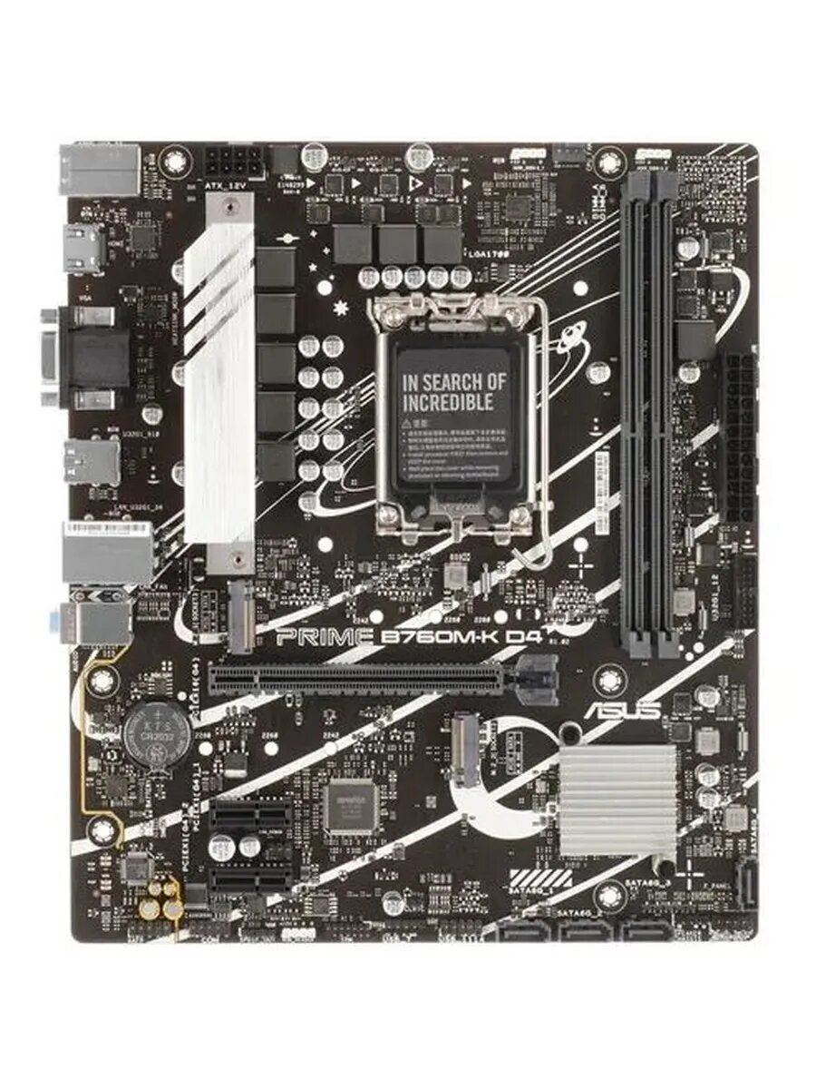 Материнская плата PRIME B760M-K D4 - LGA 1700, DDR4