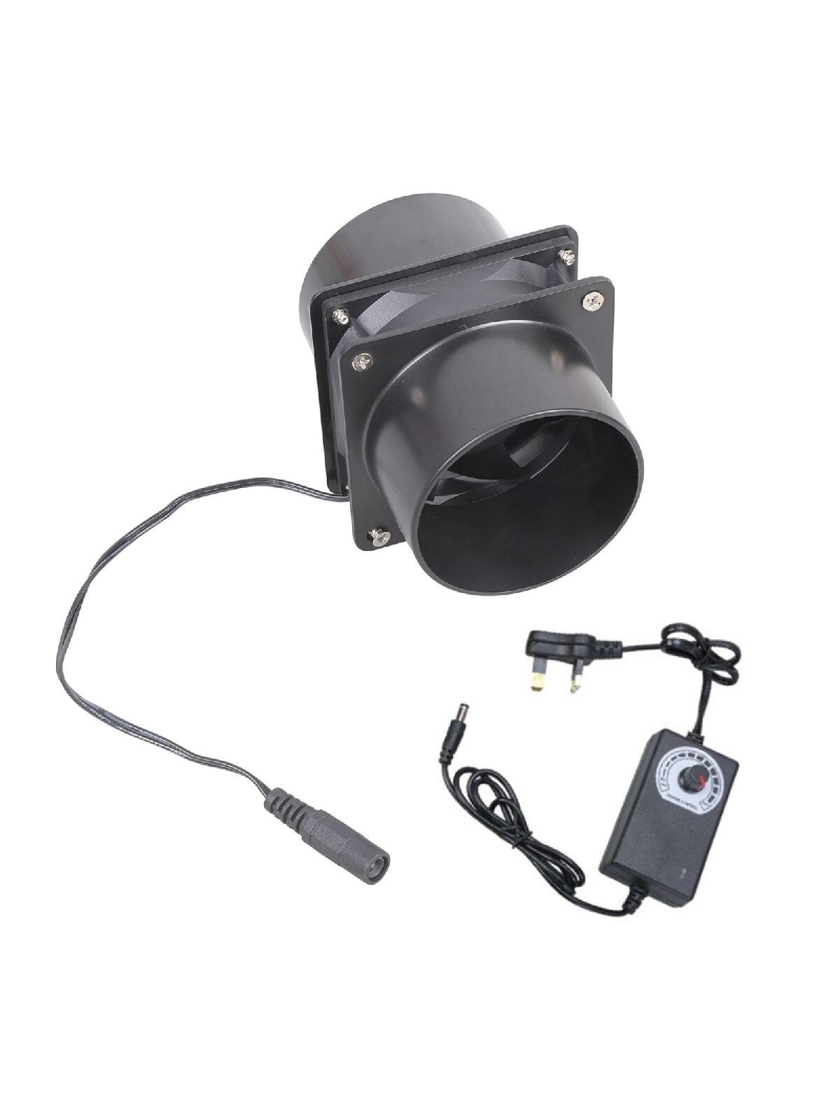 Вытяжной вентилятор 8 см Малошумный встроенный гидропонный воздуховод Вытяжной вентилятор