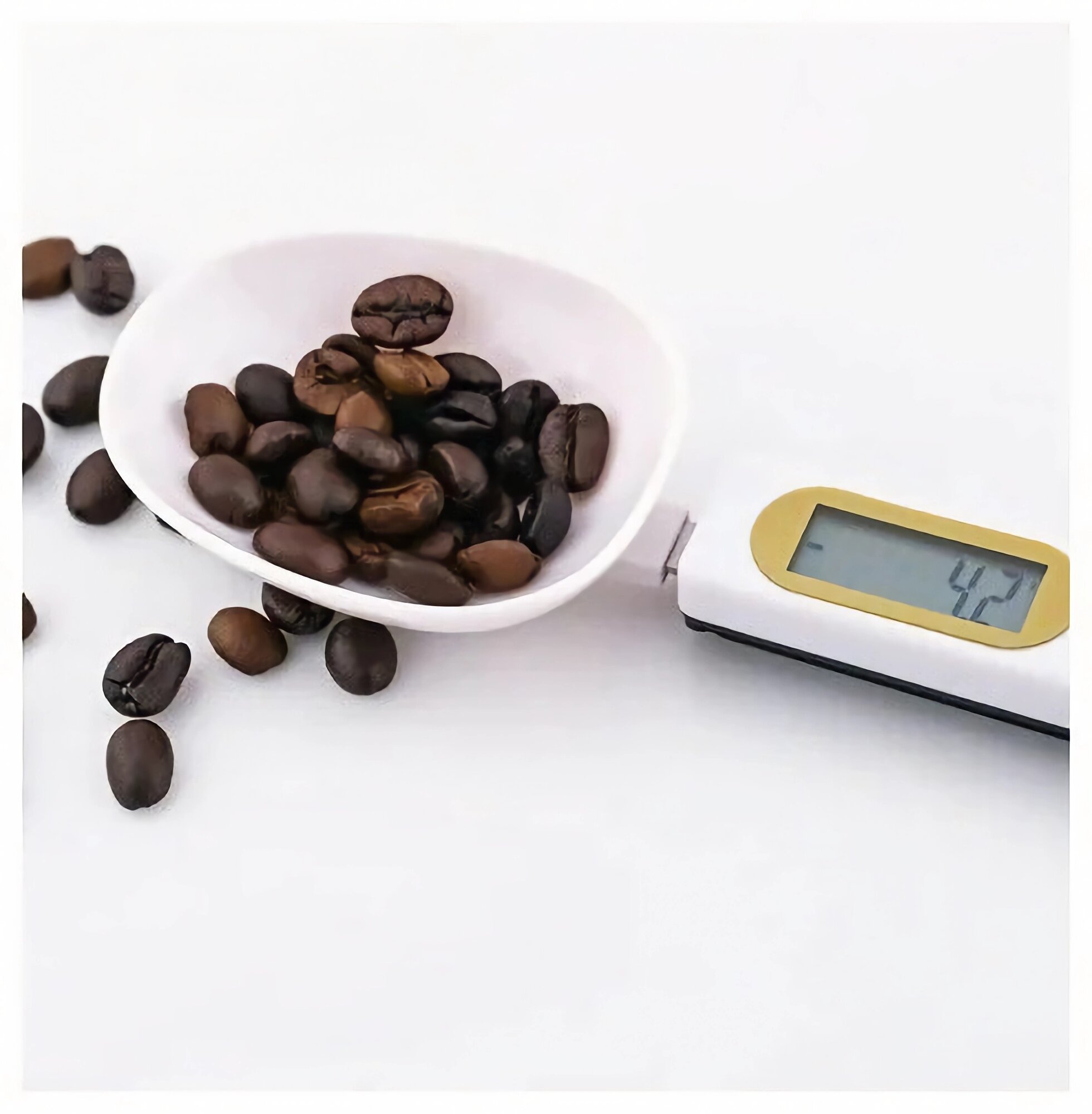 Кухонные весы-ложка с LCD-экраном, точностью 0,1 гр и емкостью чаши 0,08 л