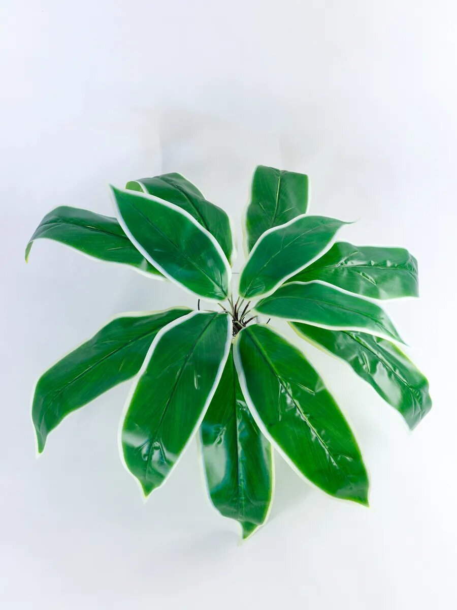 Растение искусственное Куст декоративный (аглаонема) 50 см