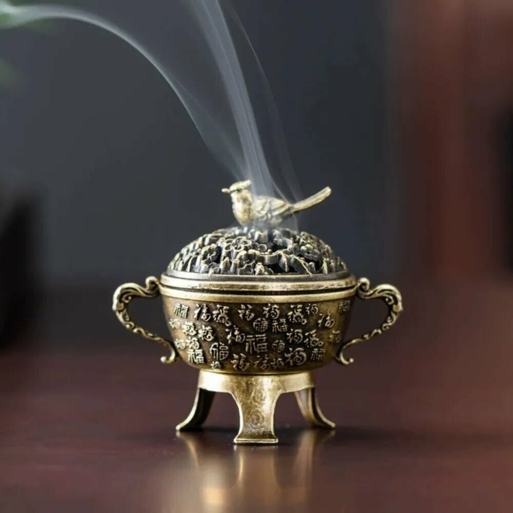 Кадильница для благовоний и ладана, подставка кадило для медитаций
