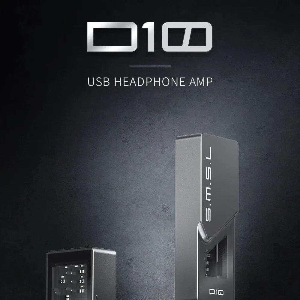 SMSL D10 Портативный Usb сбалансированный ЦАП цифровой музыкальный аудио усилитель для наушников