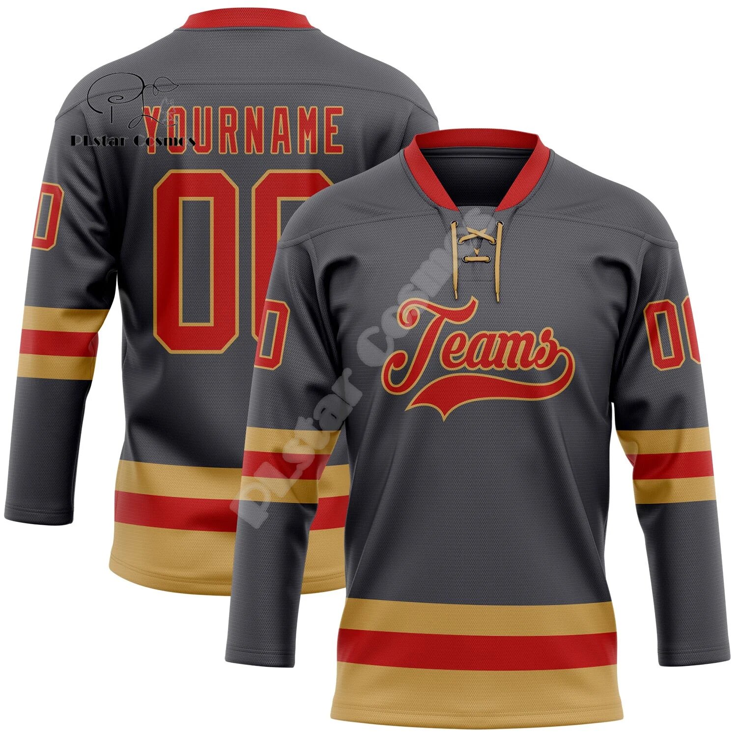 Мужская хоккейная форма с именем, XL, Hockey Shirts