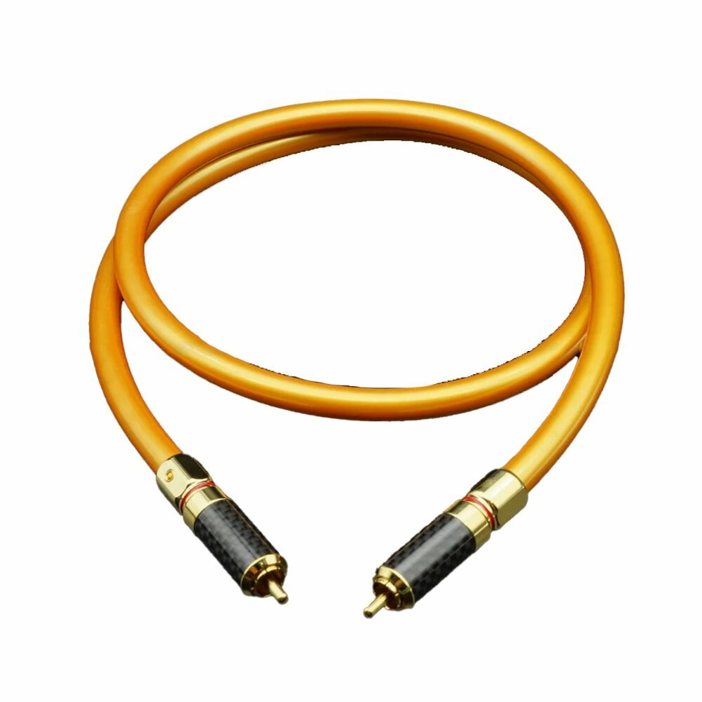 Цифровой коаксиальный кабель 75 Ом с толстым проводником и двойной экранировкой SPDIF для телевизора, HiFi аудио, ЦАП, CD-плеера.