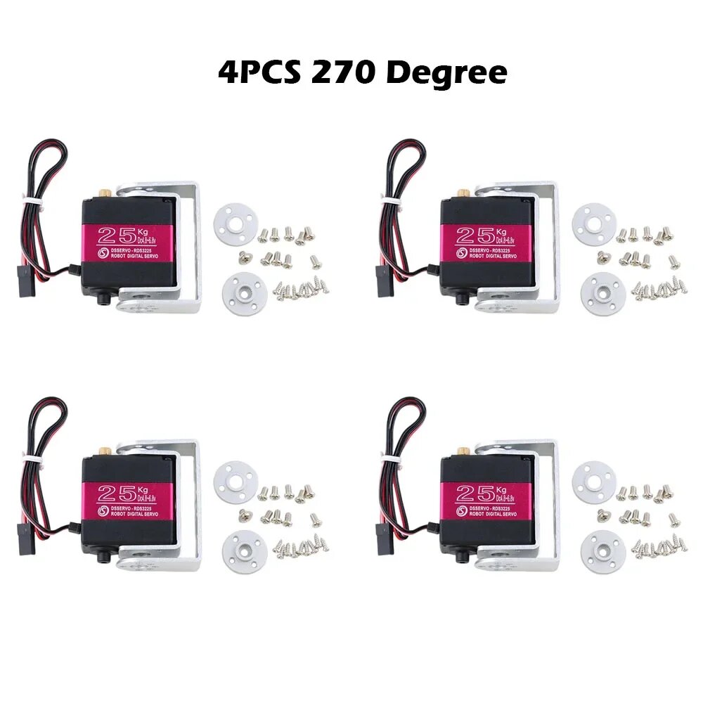 Сервопривод Stemedu RDS3225 25 кг, 270 градусов, 4 шт.