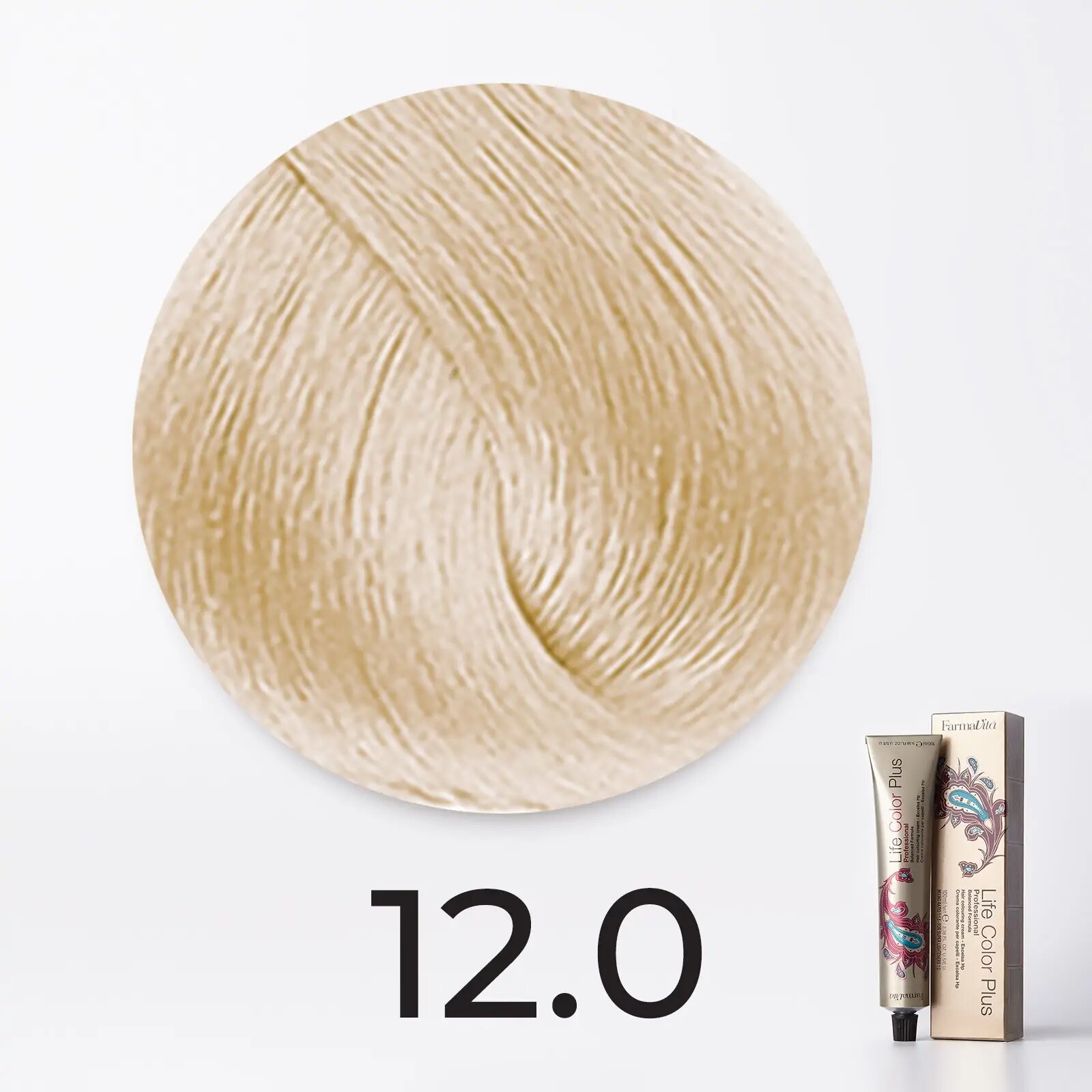 FarmaVita Краситель для волос Life Color Plus 12.0 Специальный блондин натуральный, 100 мл