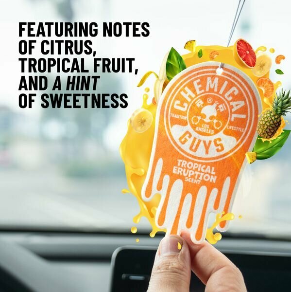 Подвесной ароматизатор салона Сhemical Guys Tropical Eruption Hanging Air Freshener
