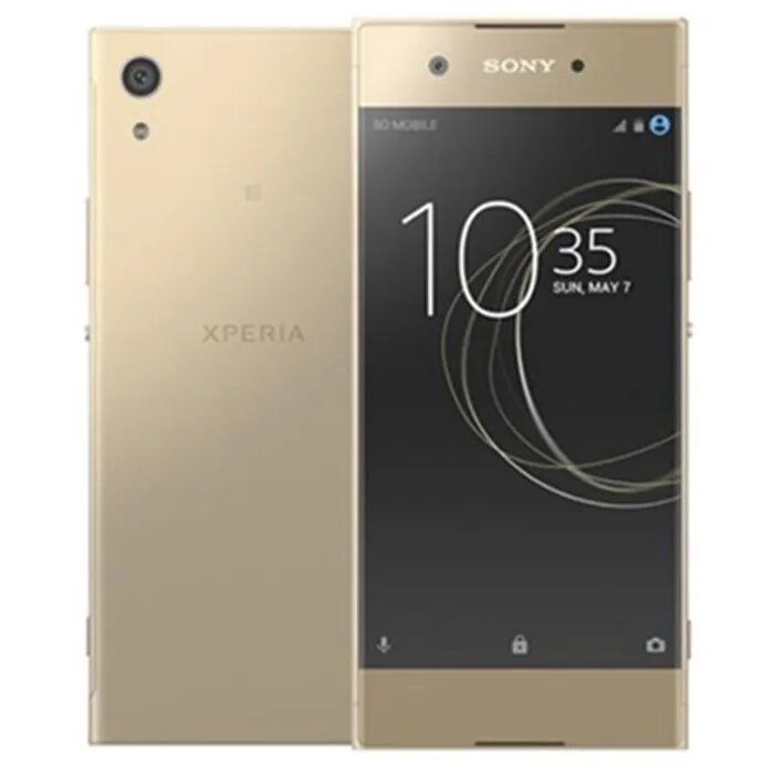 Разблокированный оригинальный Sony Xperia XA1 32 ГБ ROM G3121 G3112 2 Sim Full set, Золотой, Gold