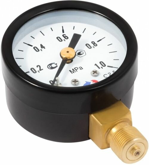 Вакуумметр Росма ТВ-310Р.00 (-0.1-0МПа) M12x1.5 2.5 общетехнический 63мм, тип - ТВ-310Р, радиальное присоединение, -0.1-0МПа, резьба M12x1.5, класс точности 2.5