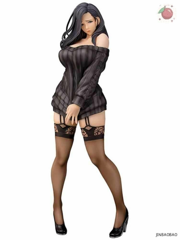 Фигурка аниме сексуальная девушка / (Daiki Kougyou Oda Non Illustration Shiho Kujo Sexy Girl black ) 29см-пакет no box