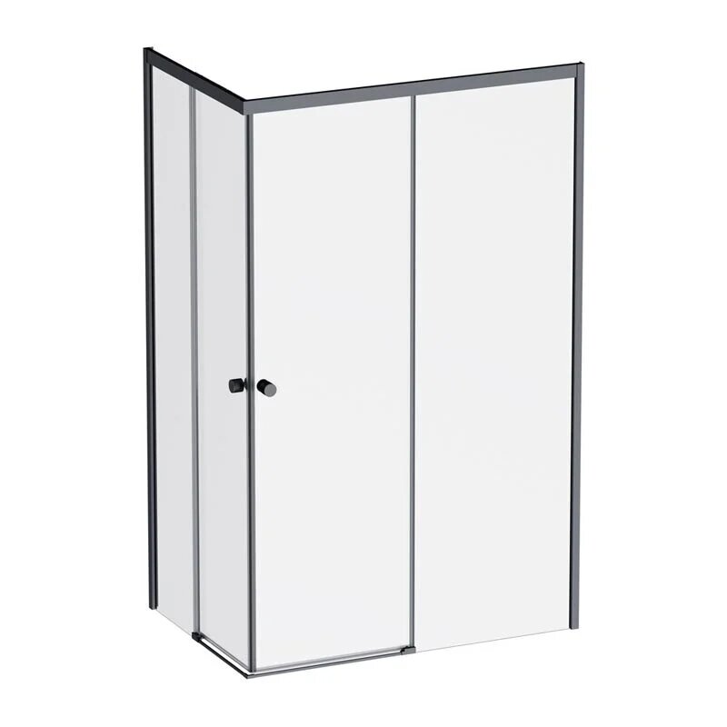 Душевой уголок (120х80) Am.Pm X-Joy W94G-403-120280-BT1K черный матовый