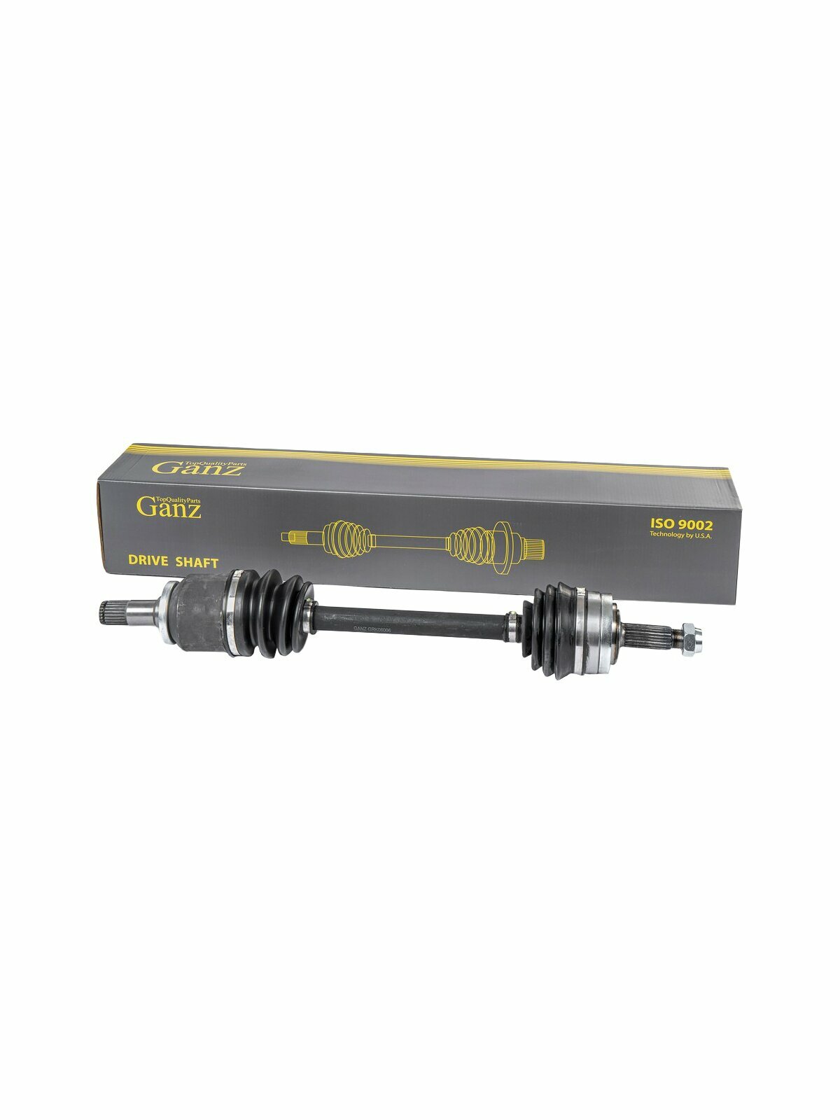 Привод левый короткий в сборе для ВАЗ 2108-09 GANZ GRK06006