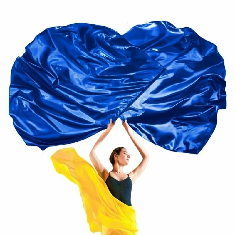 Праздничные флаги для церковных танцев, 55 37,4 дюйма, 2 шт, Королевский синий