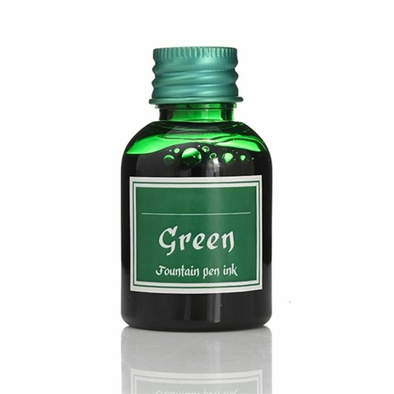 Чистые цветные чернила для ручек, 30 мл, Зеленый