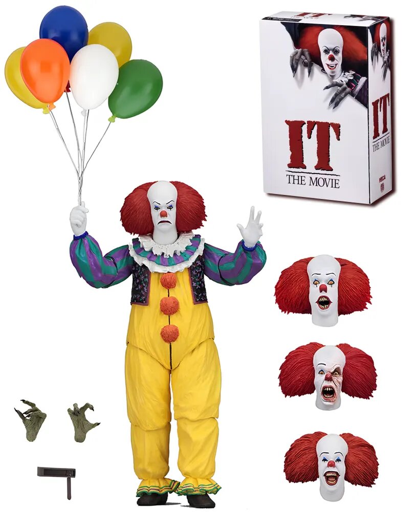 Фигурка Пеннивайз Оно / Pennywise IT 1990 (18см) VG