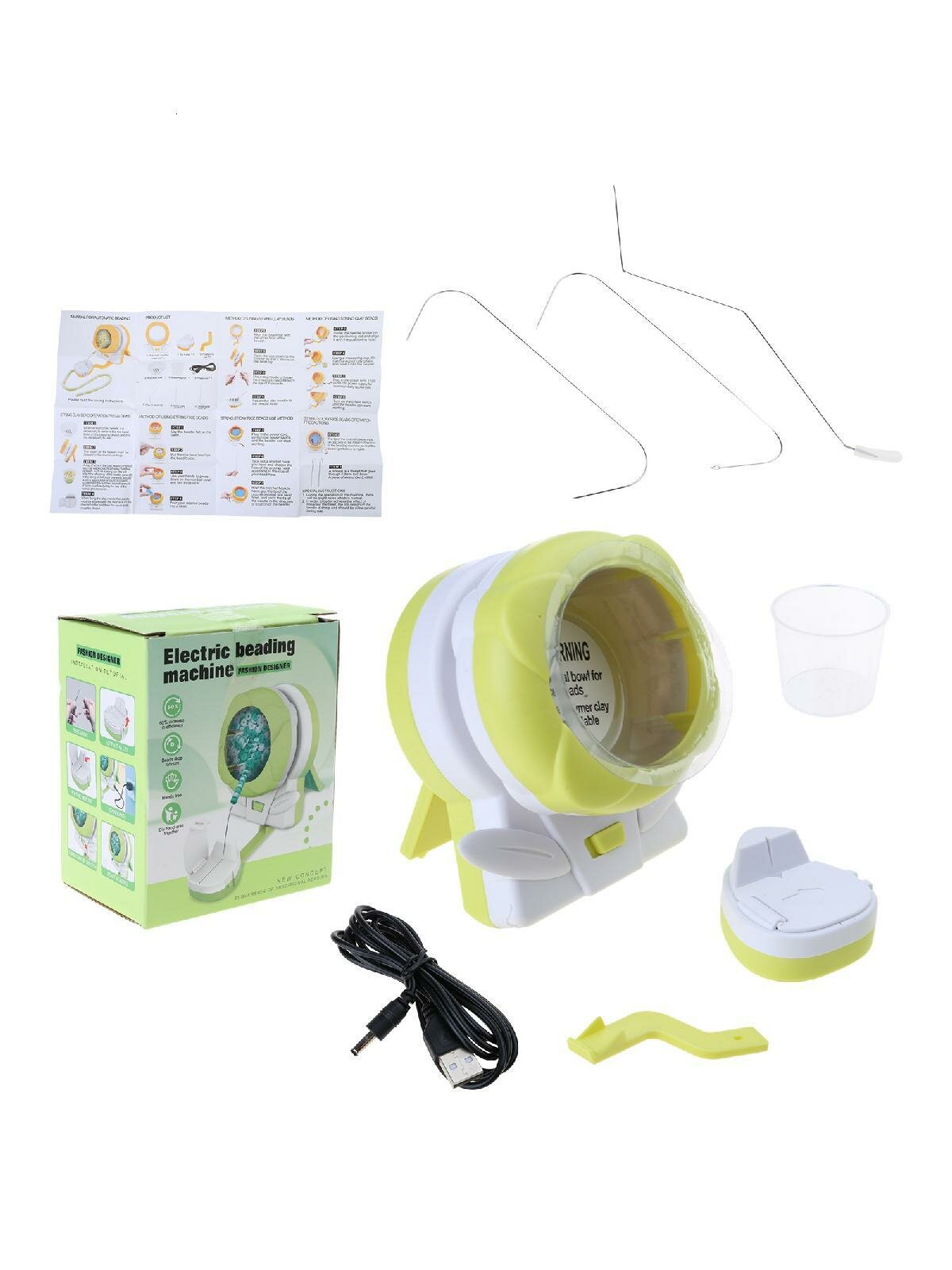 Электрический бисерный вертящийся станок, Зеленый