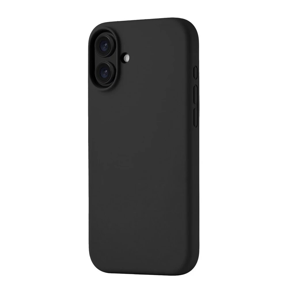 Чехол защитный uBear Touch Mag Case iPhone 16 Plus, софт-тач, черный