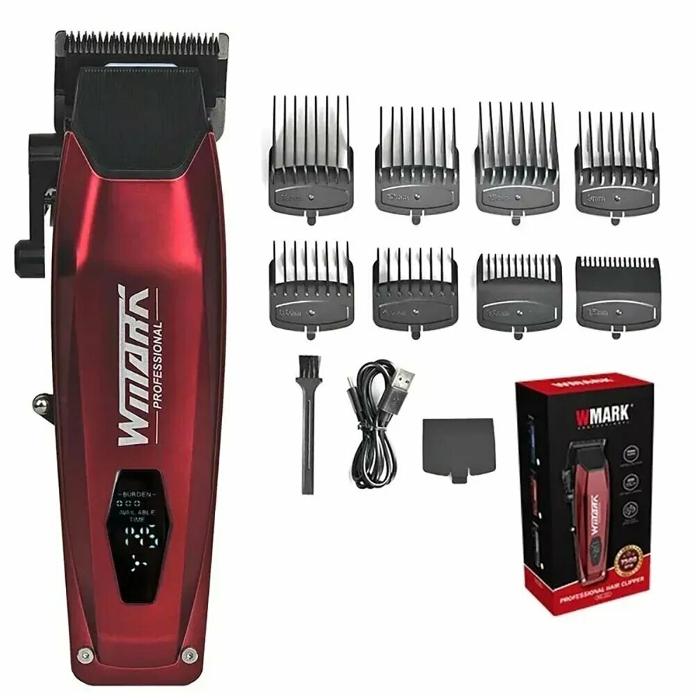 WMARK Машинка для стрижки 125, красный