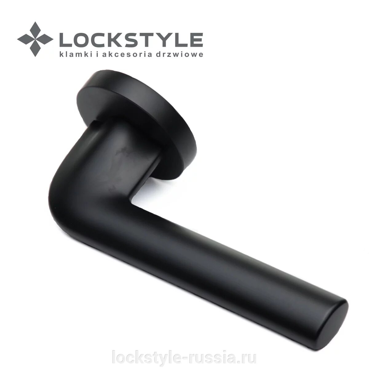 Ручки дверные LOCKSTYLE LUMA ZR цвет AL6 (черный), 011834100