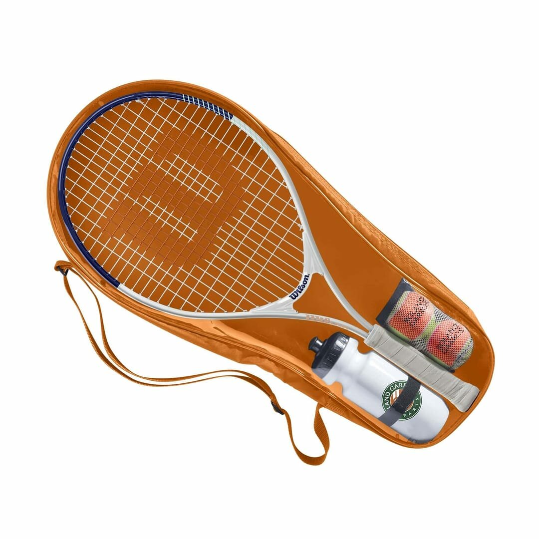 DECATHLON Ракетка для большого тенниса Wilson Roland Garros Elite 23 Kit, белый, 23 дюйма