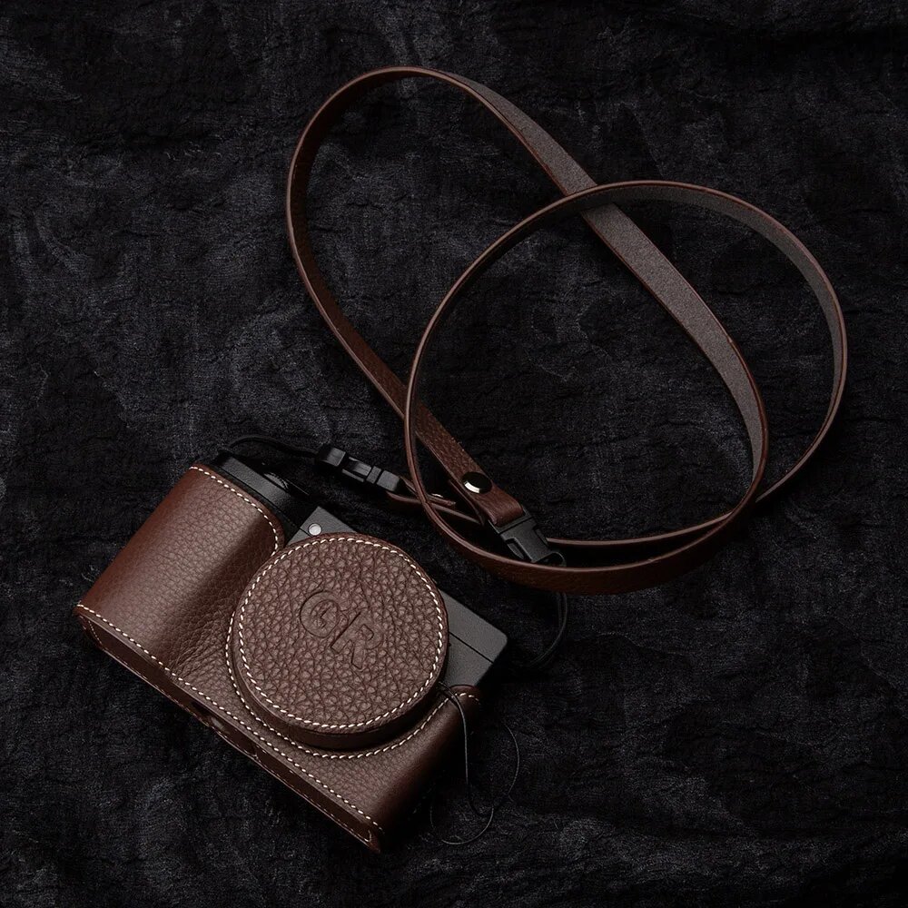 Кожаный чехол MeiRaN для Ricoh GR III/GR3X, цвет: GR3 GR3X Case Set 7