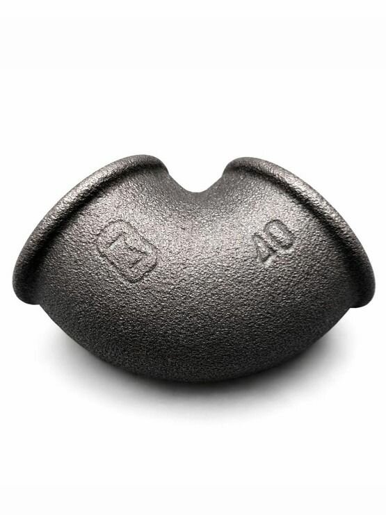 Угольник проходной чугун Ду 40 (1 1/2") ВР