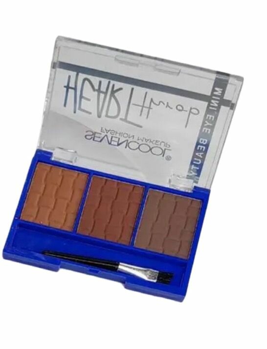 SEVENCOOL 3 в 1 Тени для бровей, Тон №3