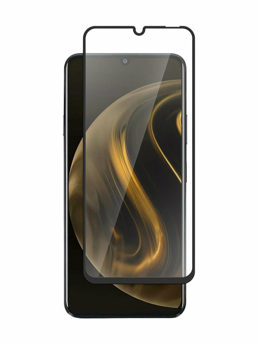 Защитное стекло Borasco, для Huawei Nova Y63, олеофобное, черное