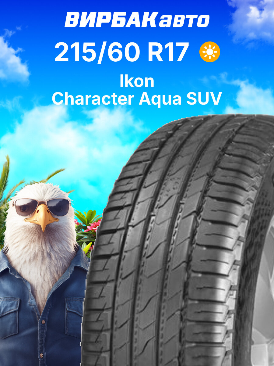 Летние шины Ikon Character Aqua SUV (Nordman S2 SUV) 215/60 R17 96H, летняя автомобильная резина