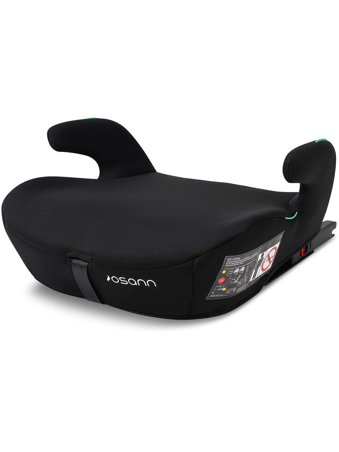Бустер Osann Boost Isofix Black, от 135-150 см, с 6 до 12 лет, Isofix, черный