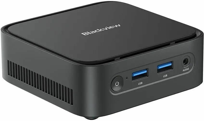 Мини ПК BLACKVIEW Mini MP50 AMD Ryzen 5 3500U, DDR4 16ГБ, 512ГБ SSD, AMD Radeon Vega 8, Windows 11 Pro, черный MP50/3500U/16+512GB