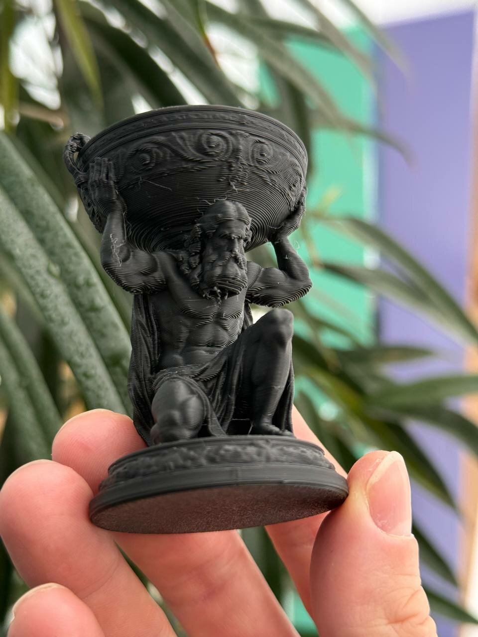 3D Картина Атлант Чаша настольная малая