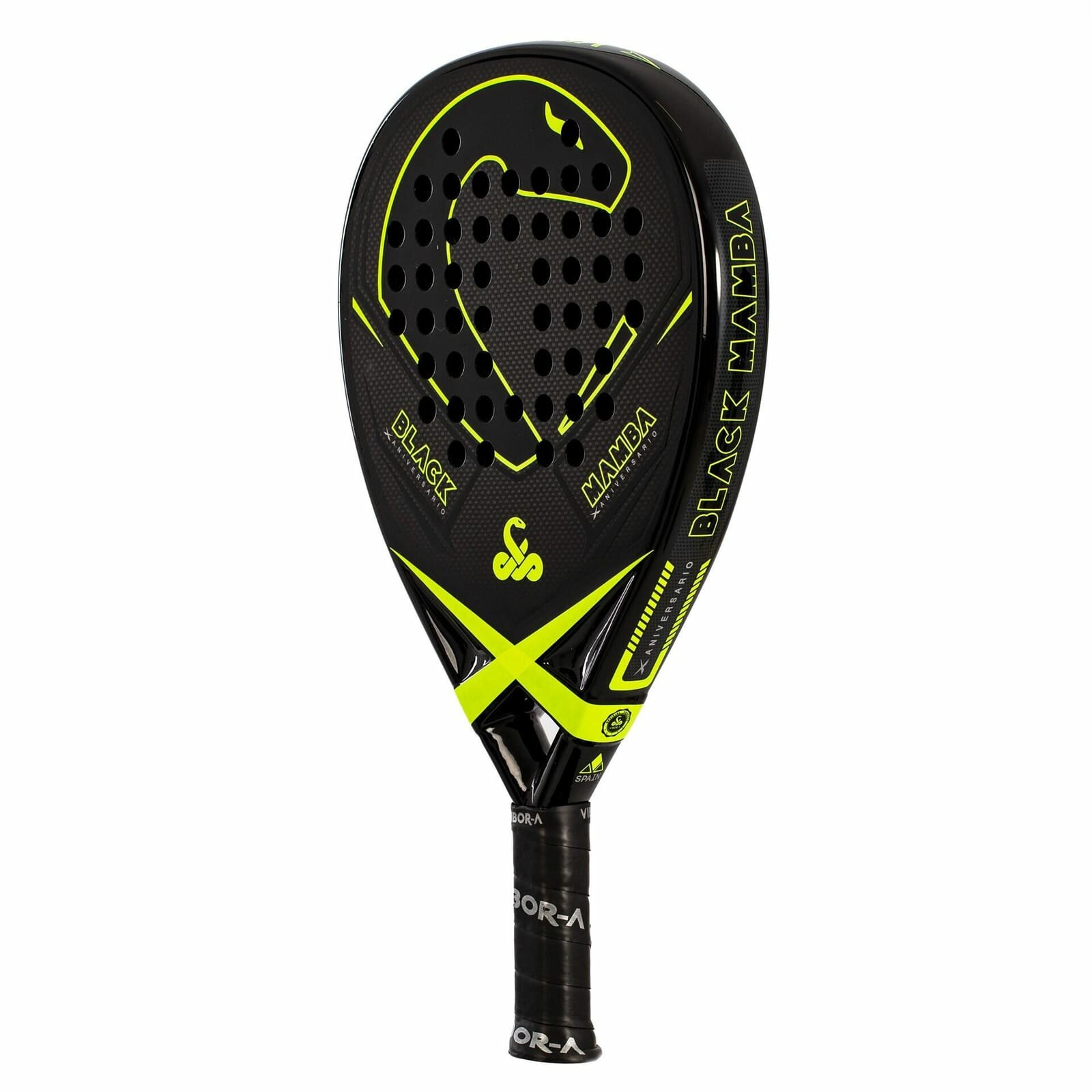 DECATHLON ракетка для падел тенниса decathlon vibor-a black mamba, черный/зеленый