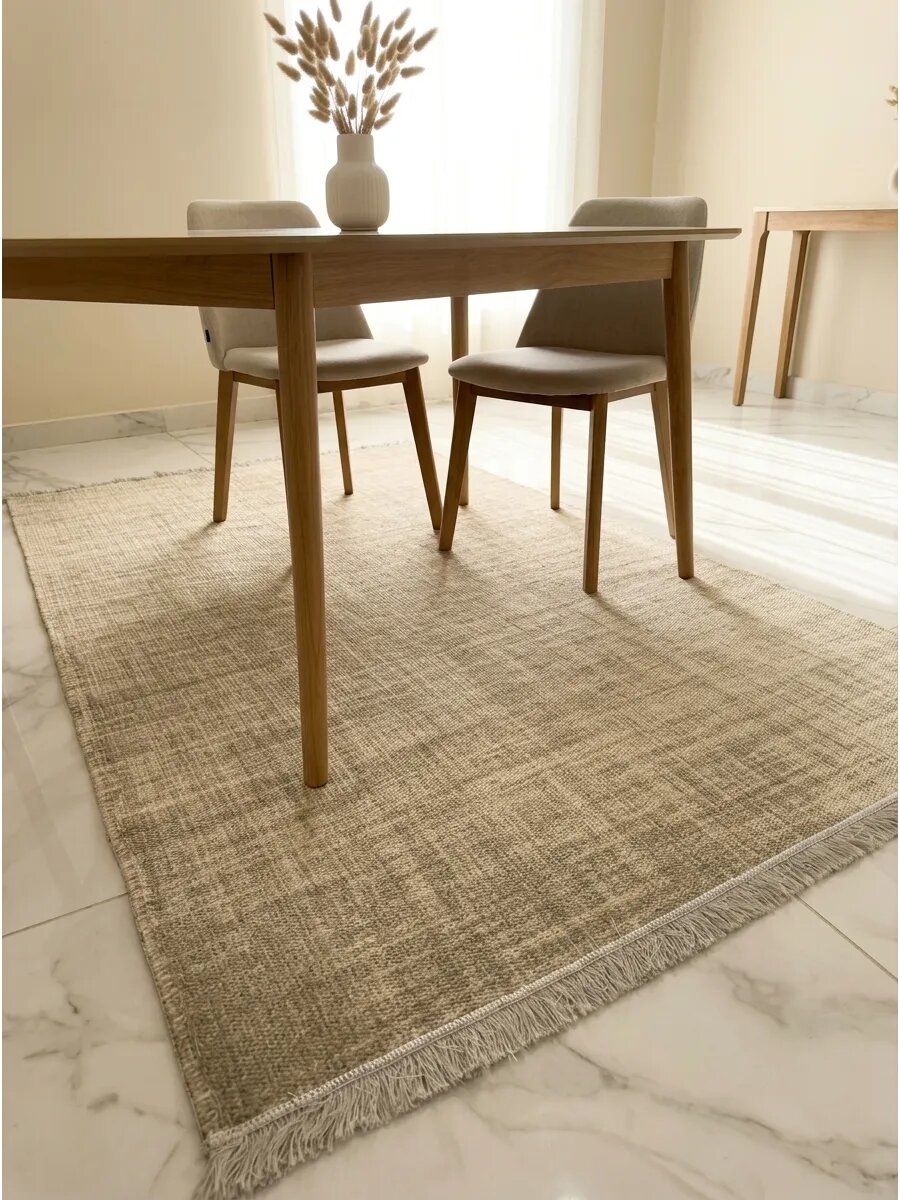 Коврик Natali's Carpets, прямоугольный, 117x176см, безворсовый, прикроватный