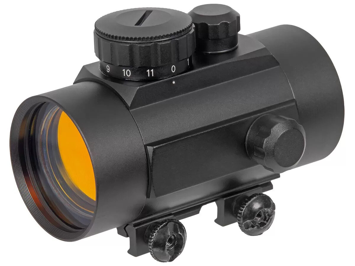 Коллиматор Target Optic 1X40, Weaver, Красная Марка, точка 2 Moa