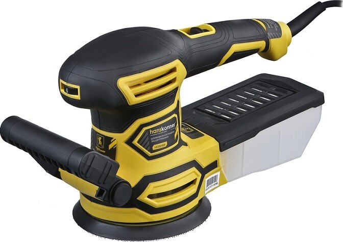 Эксцентриковая шлифовальная машина Hanskonner HOS8145R 450Вт, d125мм